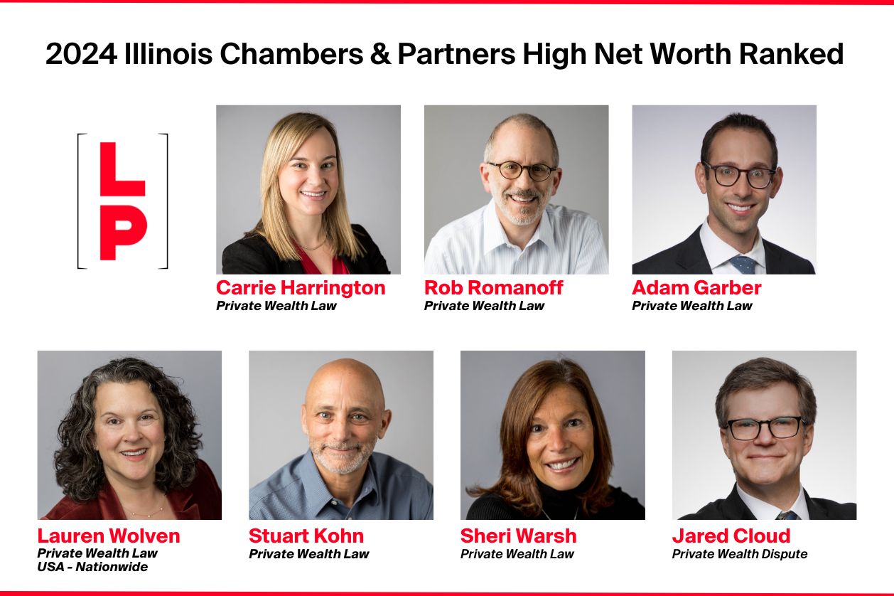 LP Trusts & Estates Group Earns Band 1 Ranking in Chambers High Net ...