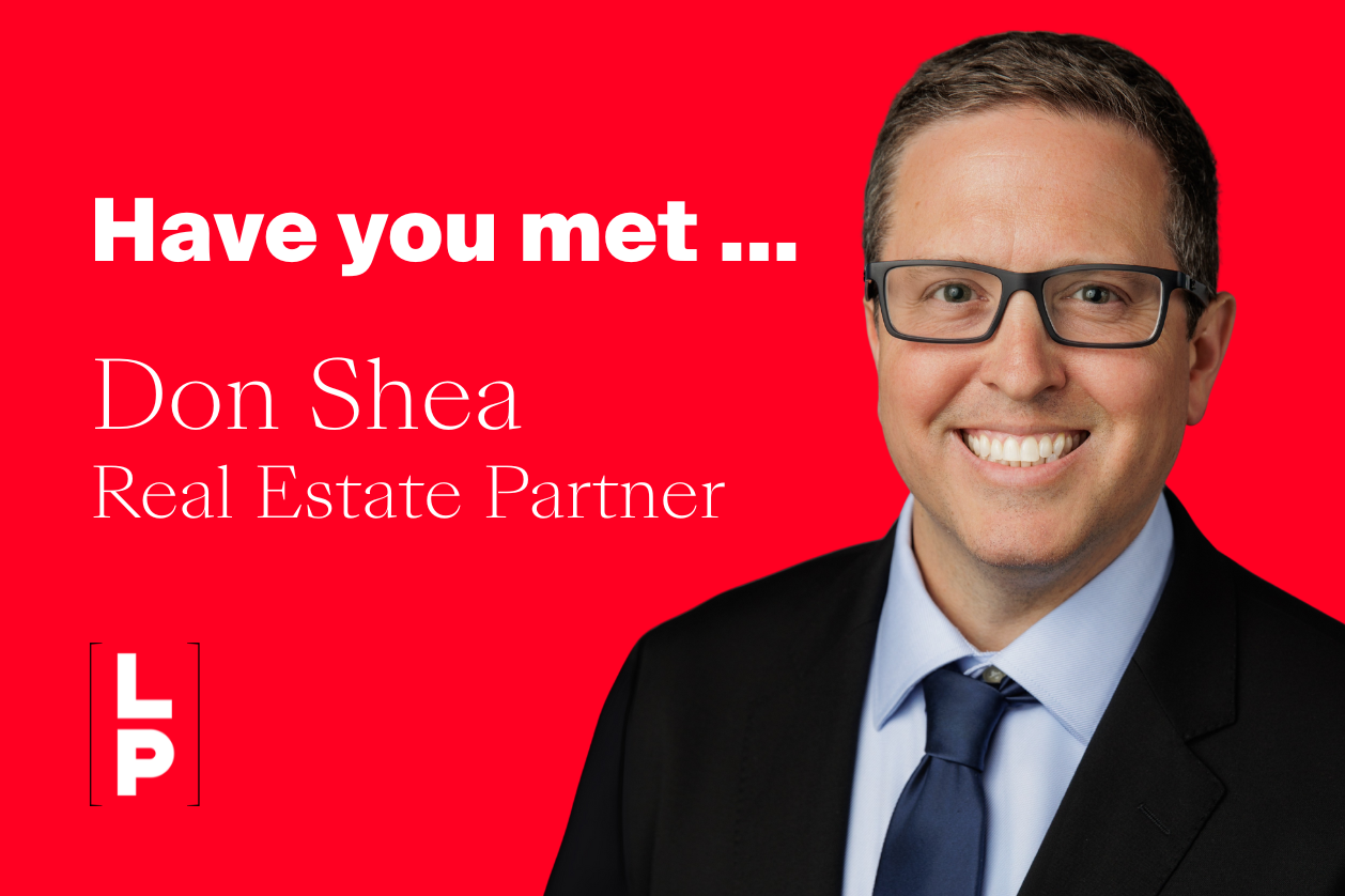 Don Shea Joins Levenfeld Pearlstein’s Real Estate Practice | LP
